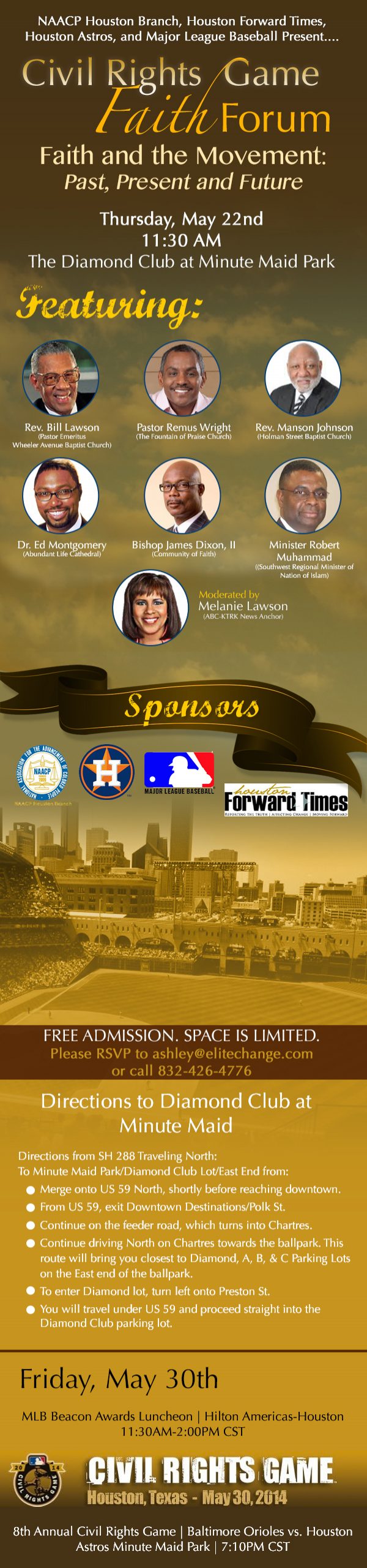 MLB Civil Rights Game Faith Luncheon - Elite Change